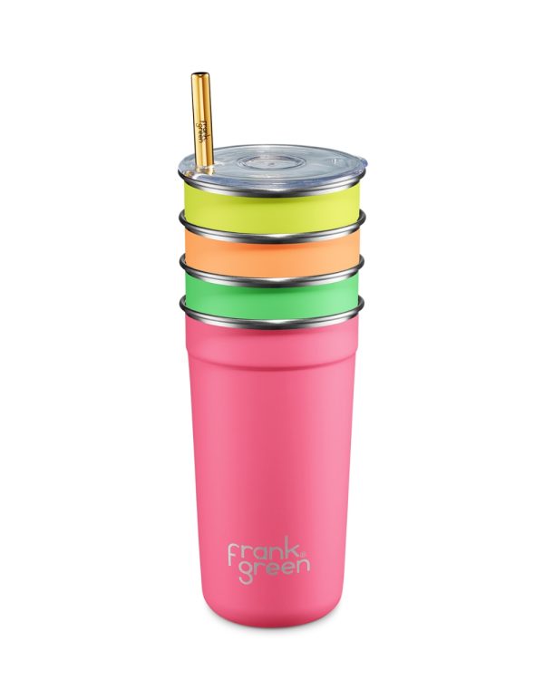 Frank Green Reusable Party Cups 475 ml (4 pack) - Neon - Richmond Surf ...